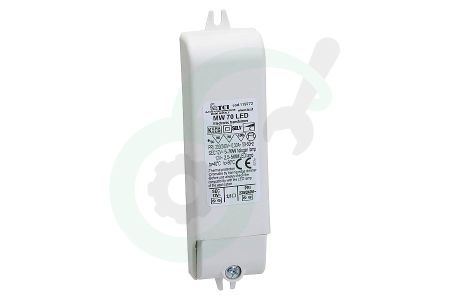 Vintage LedLight 0128 LED Driver 12Vac 2, 5-50W Dimbaar