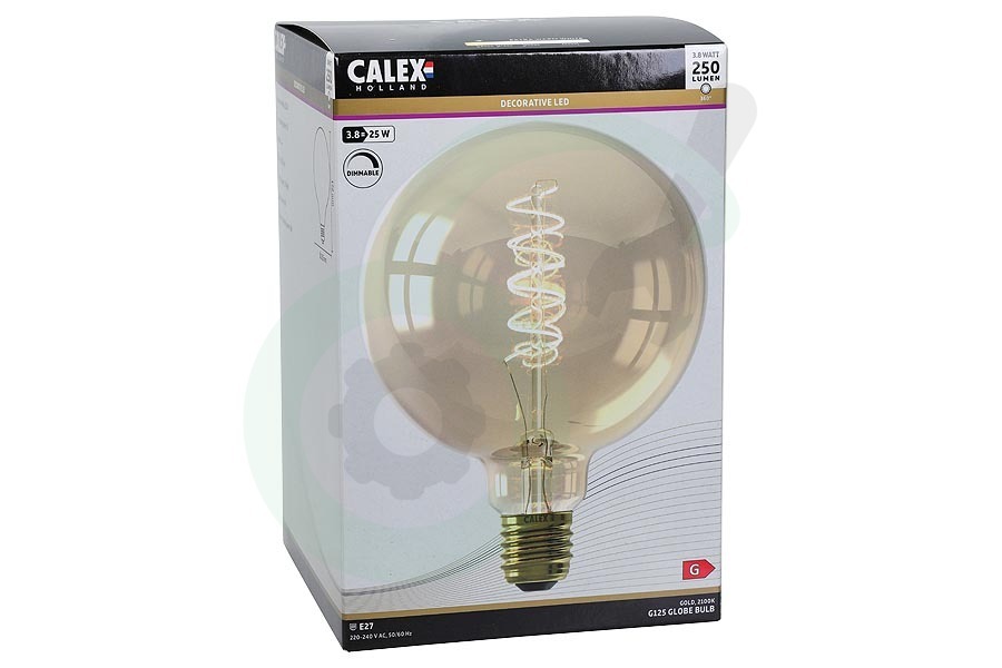 Calex 1001001000 Calex LED Volglas Flex Filament Globelamp