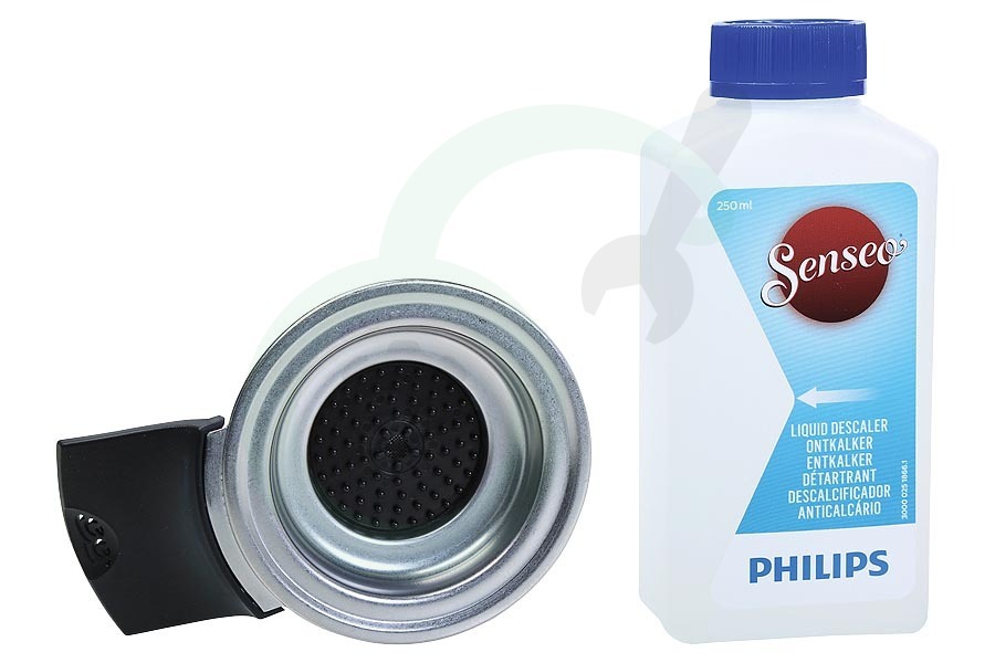 Philips CA6522/02 Senseo Ontkalker en Padhouder 2 kops
