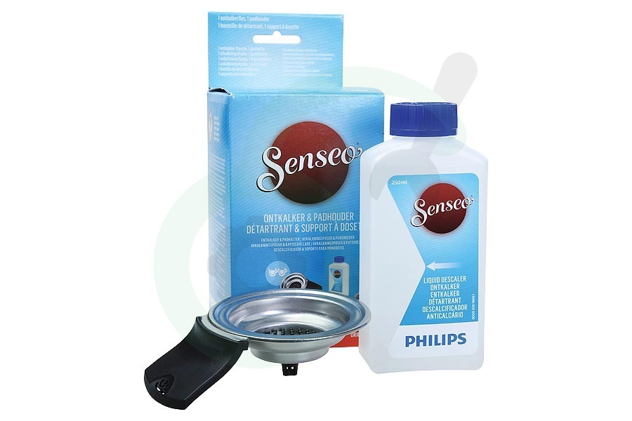 Philips CA6522/02 Senseo Ontkalker en Padhouder 2 kops